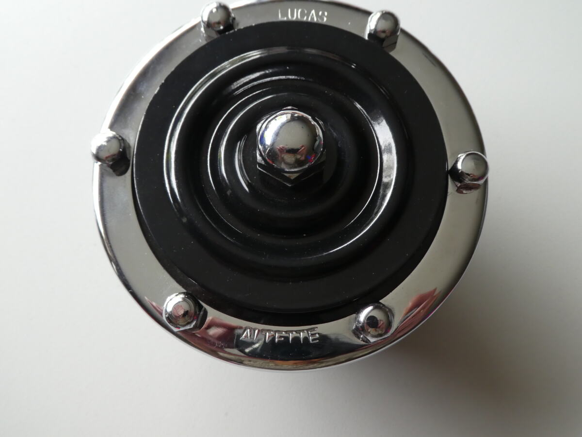 Lucas altette electric horn 6 volt – De Groot BSA