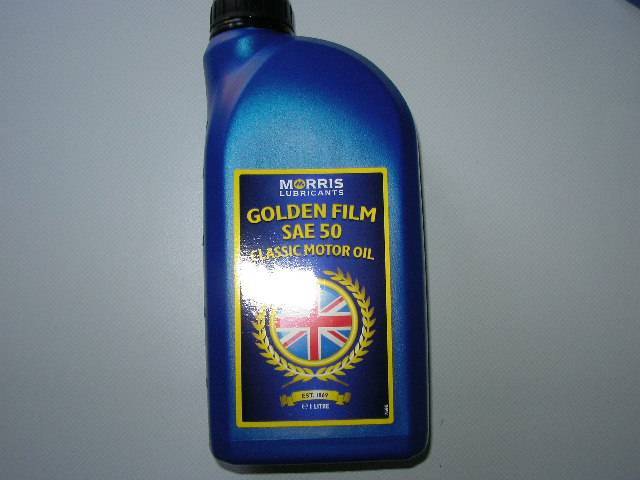 1 litre Morris classic motor oil SAE 50 – De Groot BSA